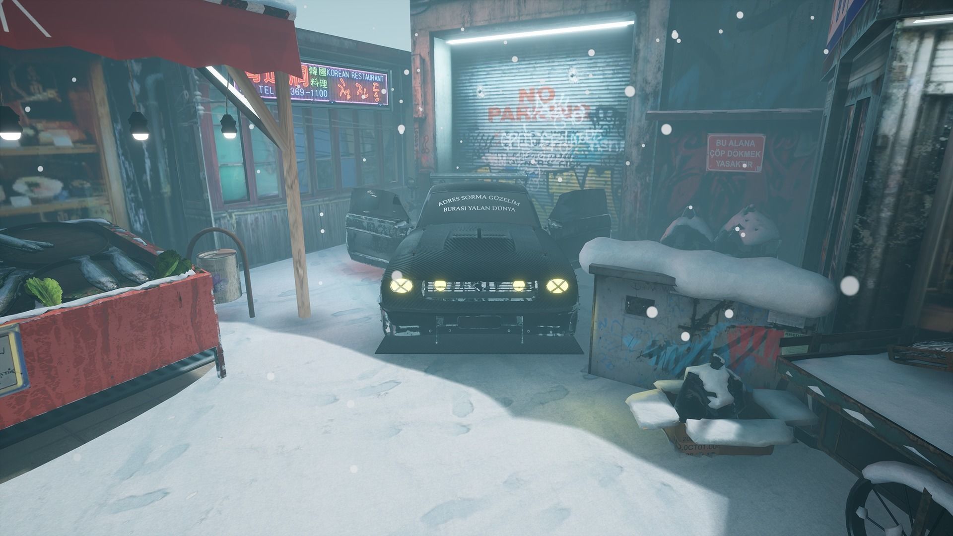 Cyberpunk Ghetto Street UE4 Scene 3D model animated | CGTrader