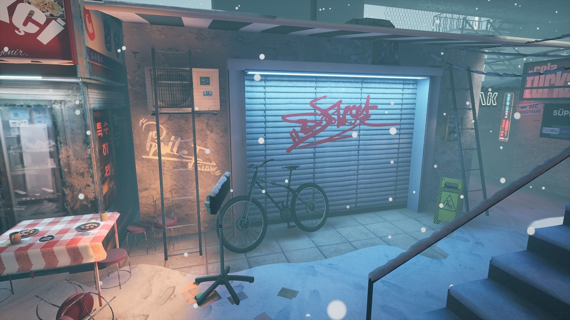 Cyberpunk Ghetto Street UE4 Scene 3D model animated | CGTrader