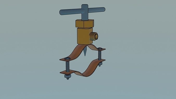 Saddle valve free 3D model | CGTrader