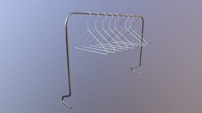 Hanger stand 3D model | CGTrader