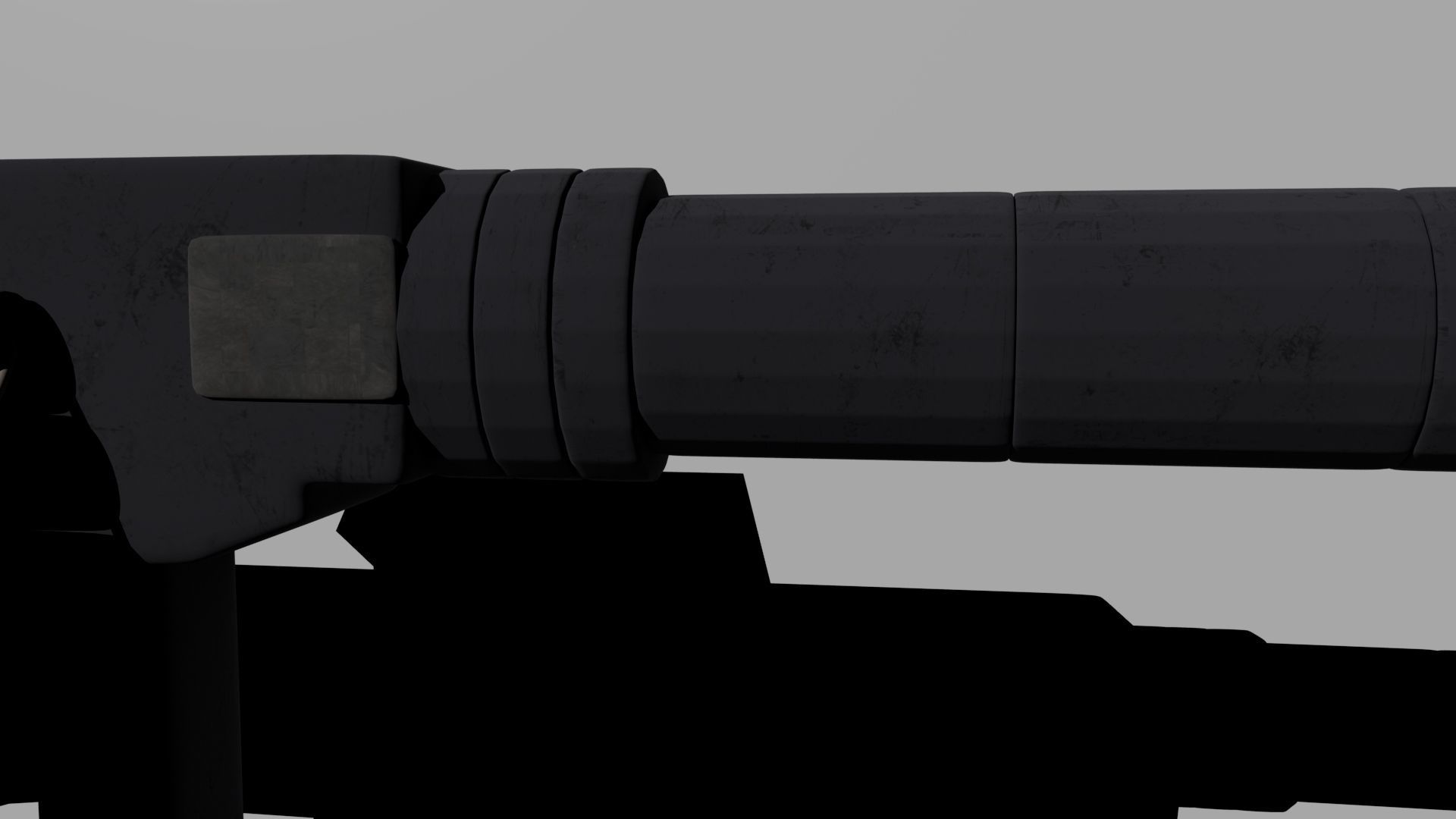 Futuristic Battle Rifle 3D model | CGTrader