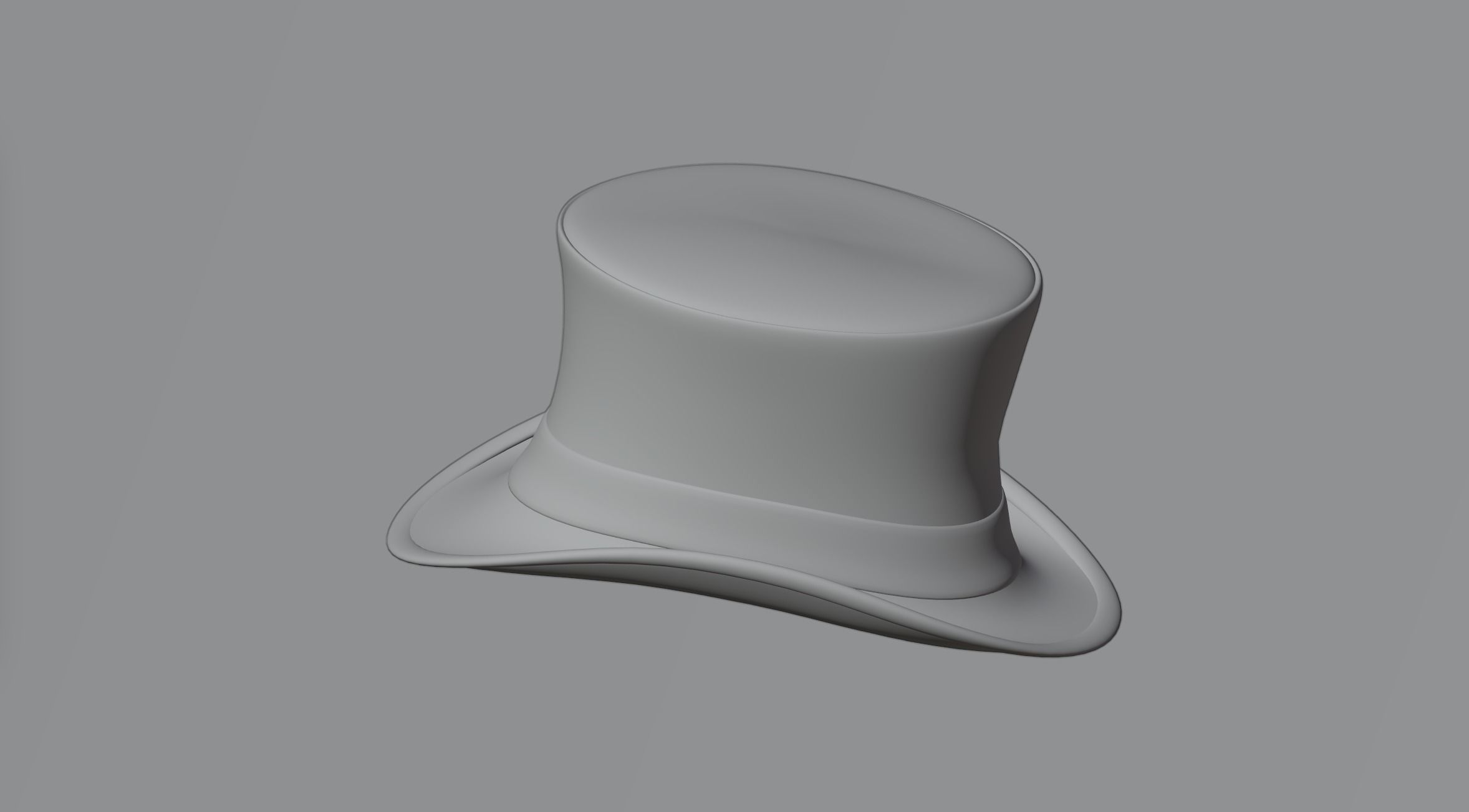 Top hat 3D model | CGTrader