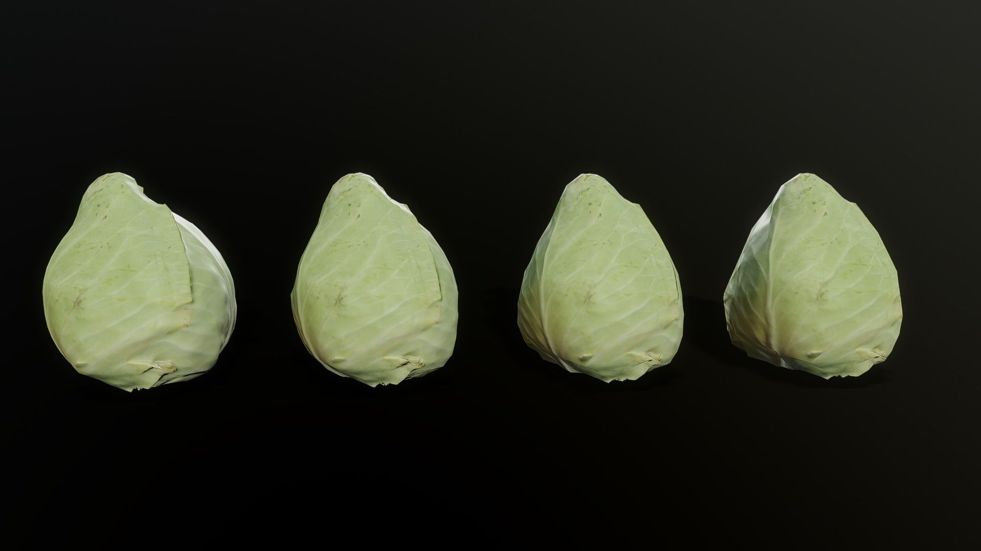 3D model 3D Scan Cabbage 01 VR / AR / low-poly | CGTrader