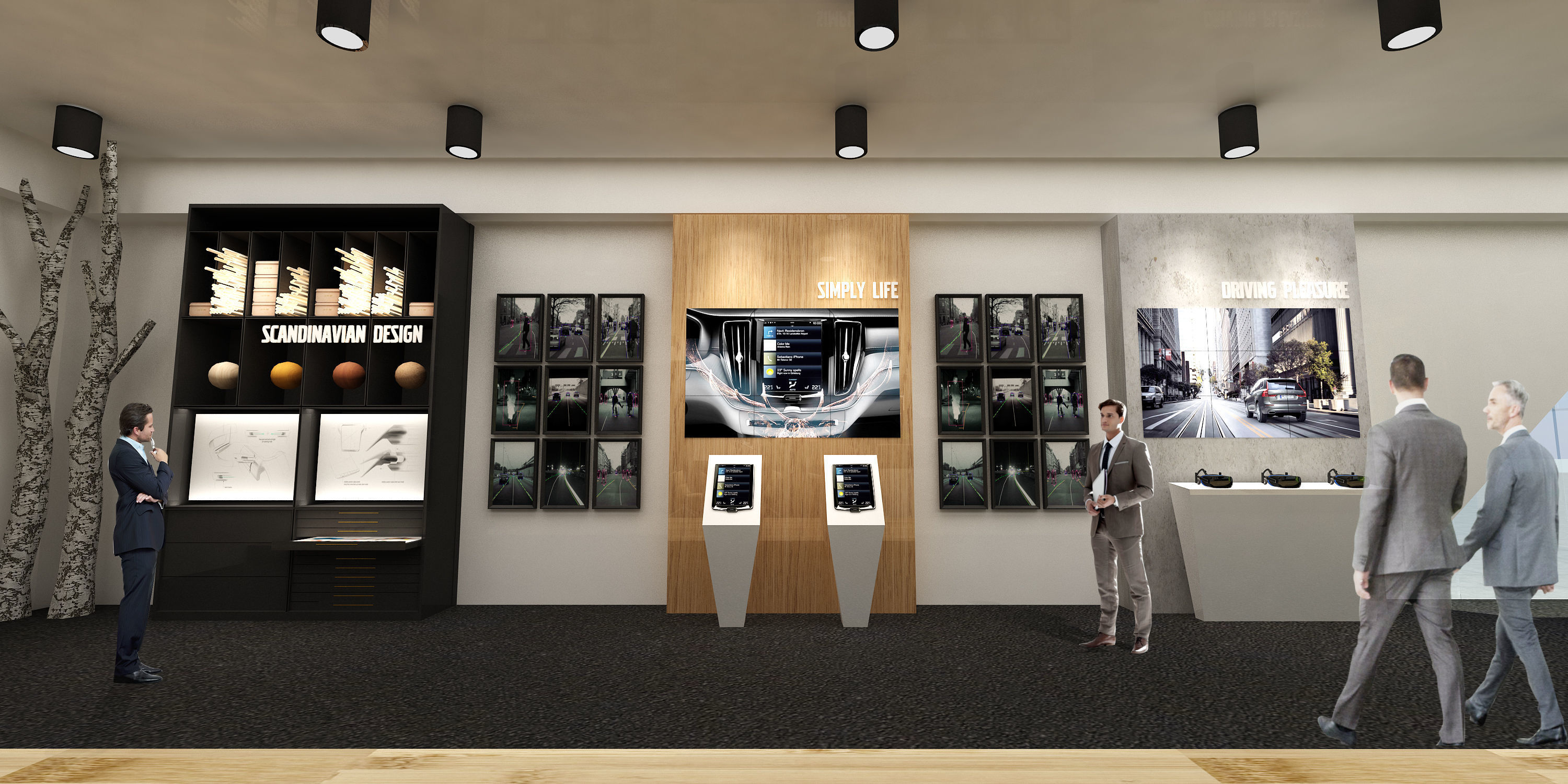 volvo pop up store 3D model | CGTrader