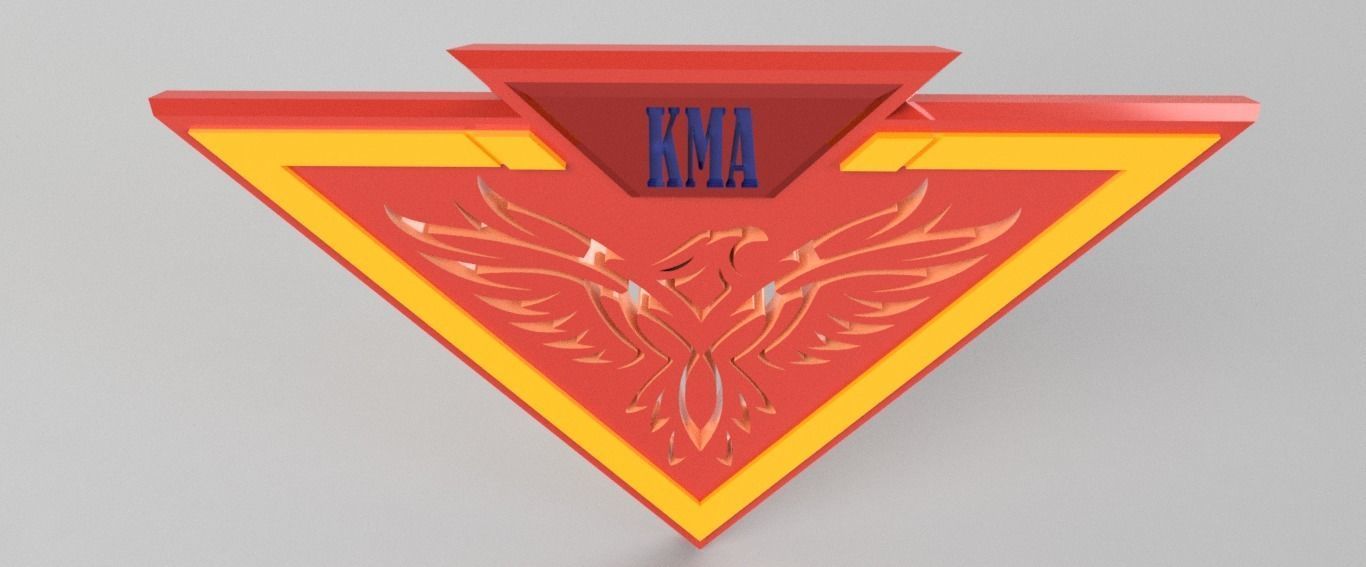 KMA emblem 01 free 3D model | CGTrader