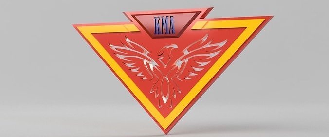 KMA emblem 01 free 3D model | CGTrader