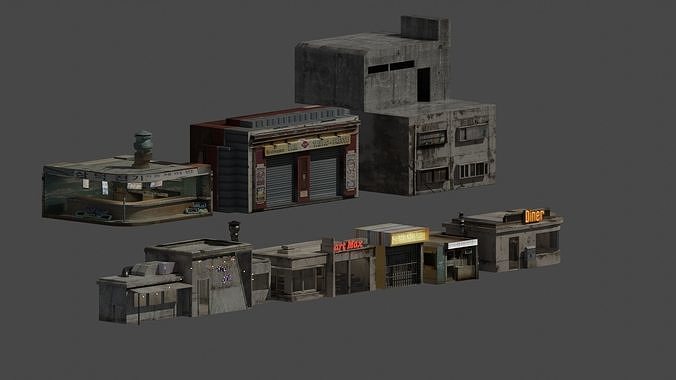 Shop Restaurant assets 3D model | CGTrader