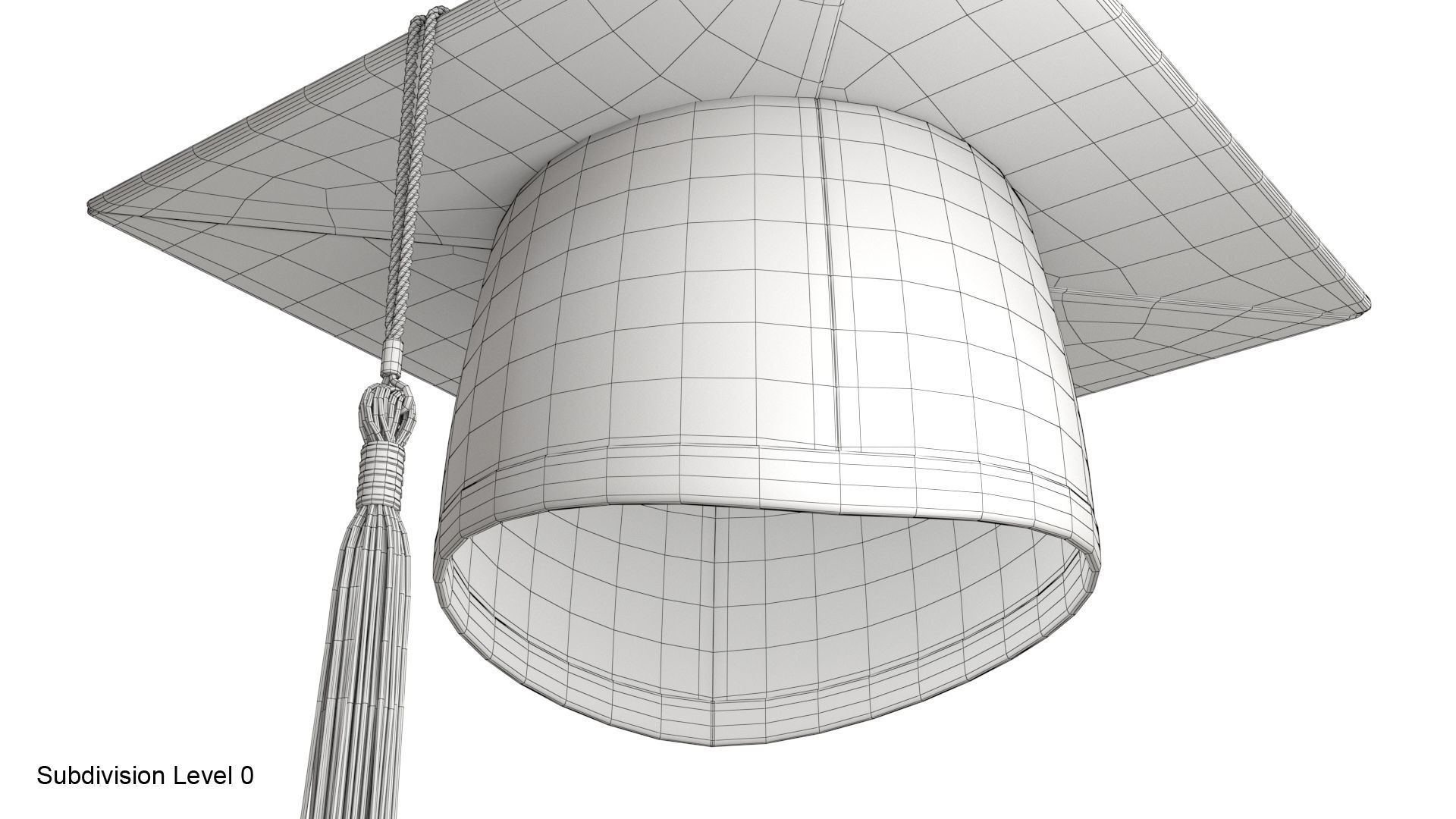 Graduation cap 3D model | CGTrader