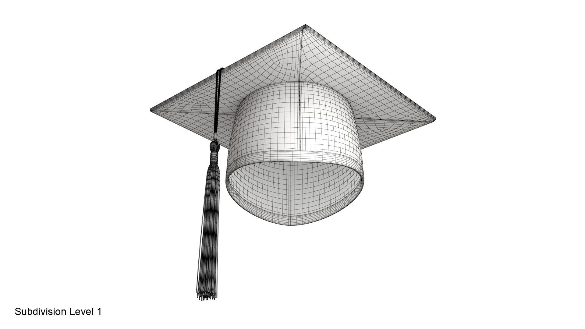 Graduation cap 3D model | CGTrader