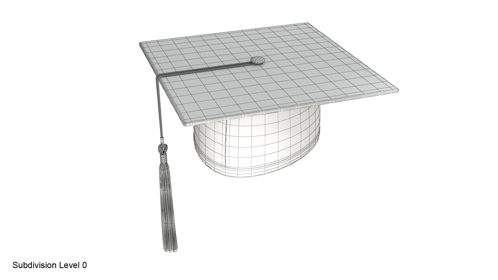 Graduation cap 3D model | CGTrader