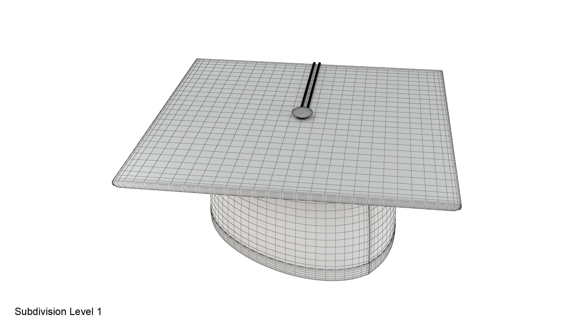 Graduation cap 3D model | CGTrader