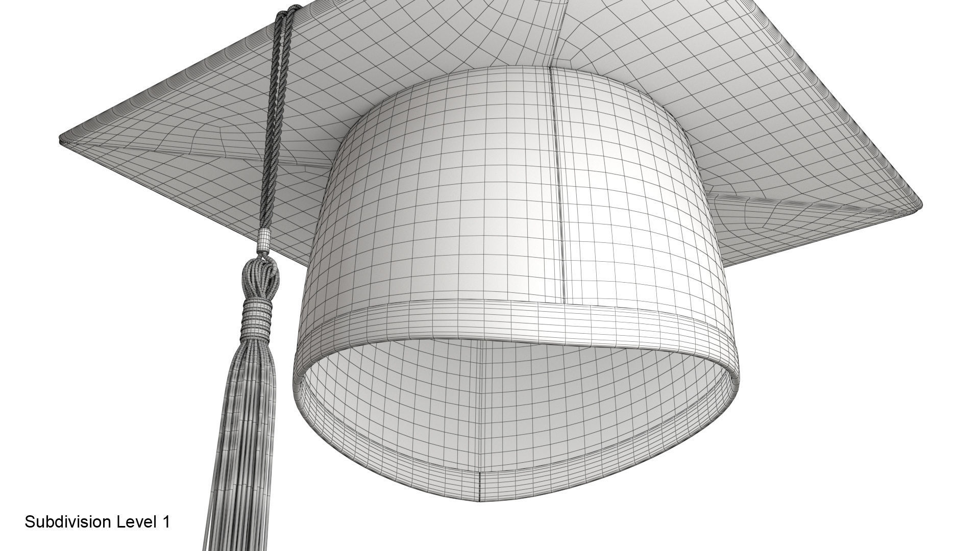 Graduation cap 3D model | CGTrader