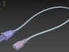 Power Cord M1 3D model | CGTrader