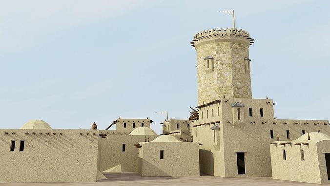 3D model ancient city war valley VR / AR / low-poly | CGTrader