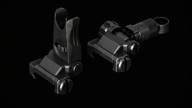 3D model KAC Micro Sights VR / AR / low-poly | CGTrader