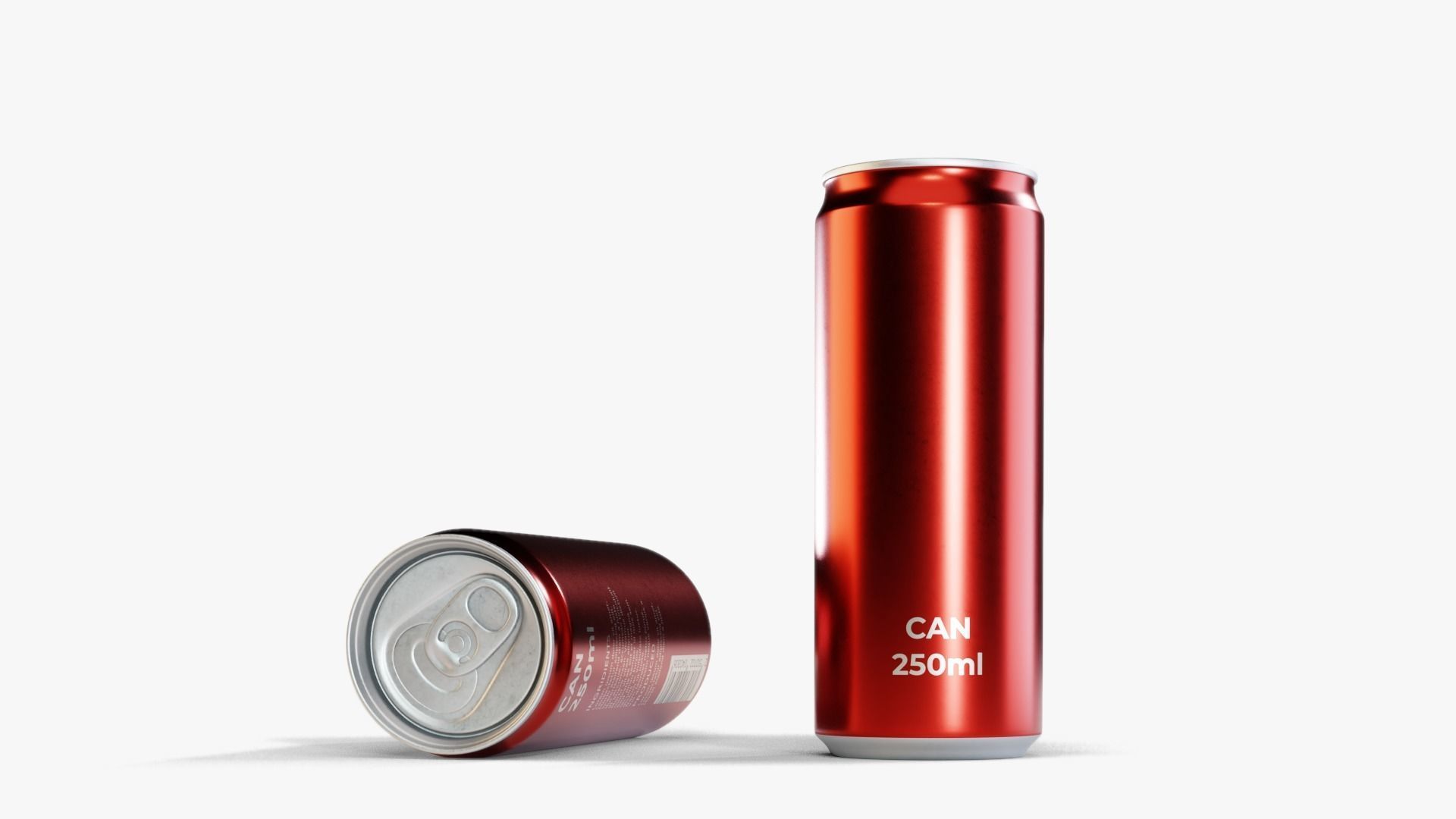 Beverage Can 250 ml 3D model | CGTrader