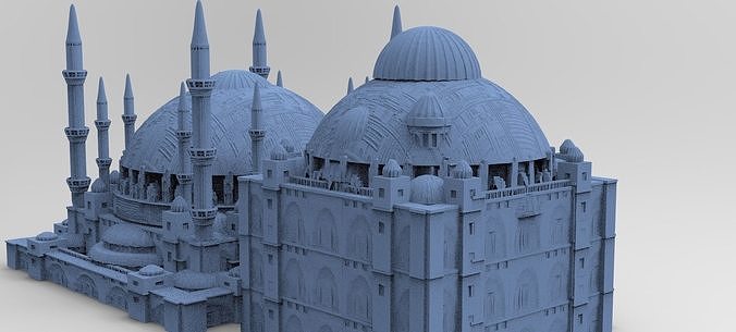 Sci fi structures 2 buildings 3D 3D model | CGTrader