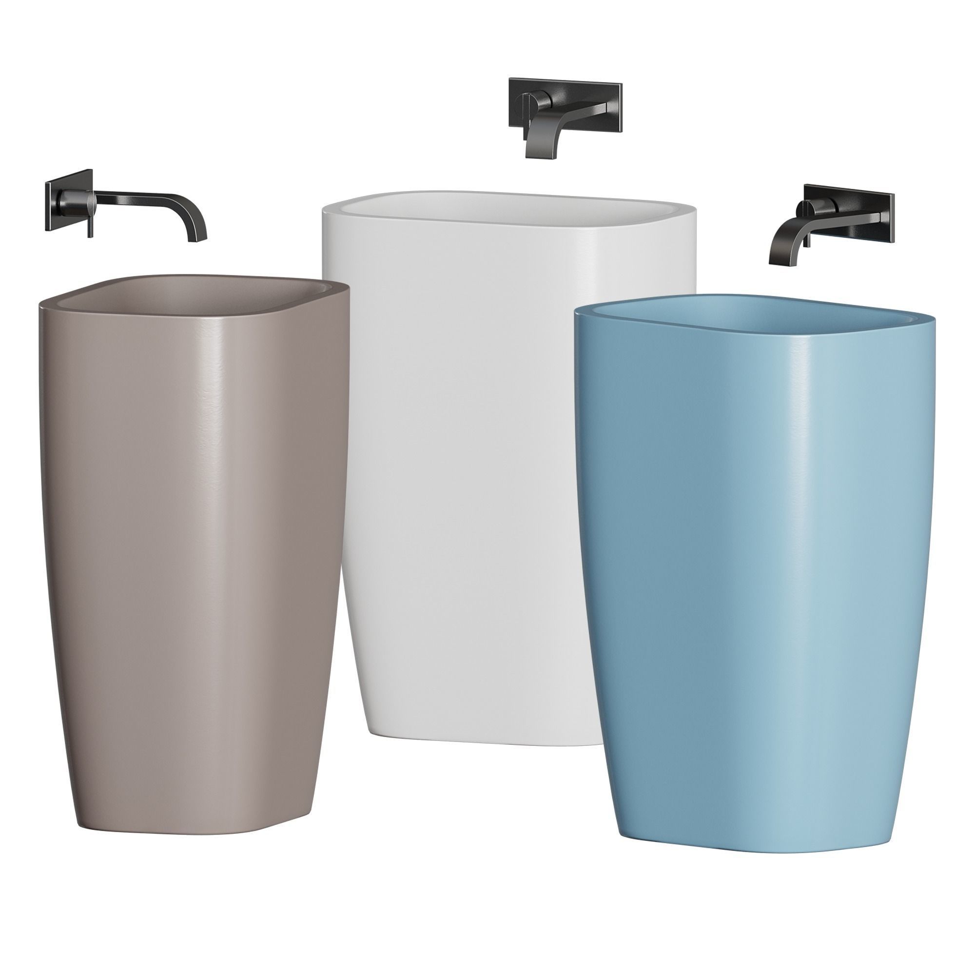 MILK Washbasin NIC DESIGN 3D model | CGTrader