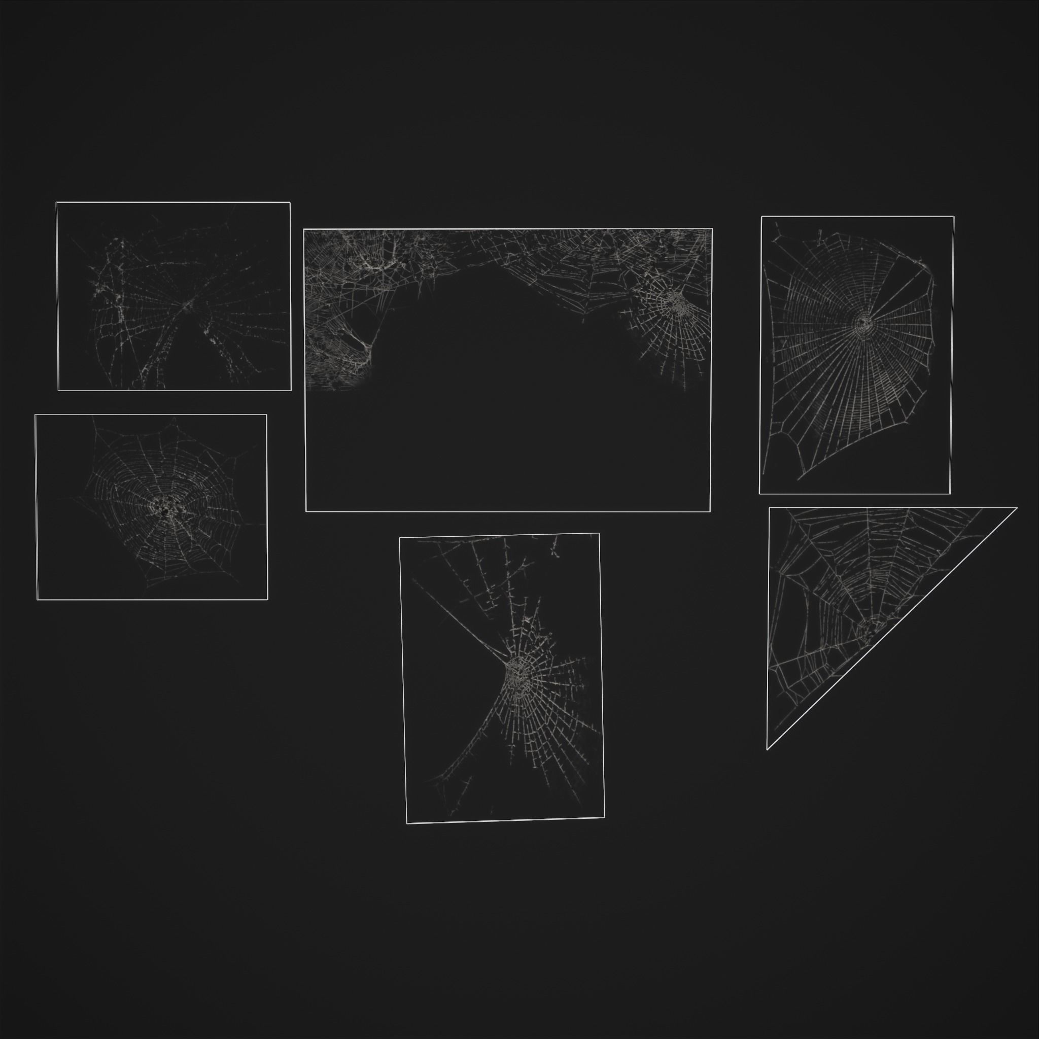 3D model Spider Webs VR / AR / low-poly | CGTrader