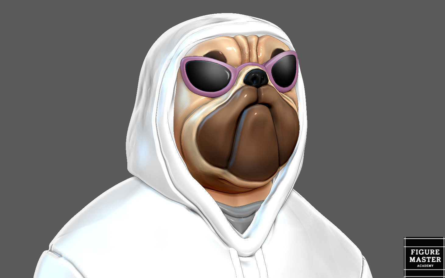 FORTNITE Shady Doggo BULLDOG SKIN CHARACTER ART TOY GAME ANIME 3D model ...