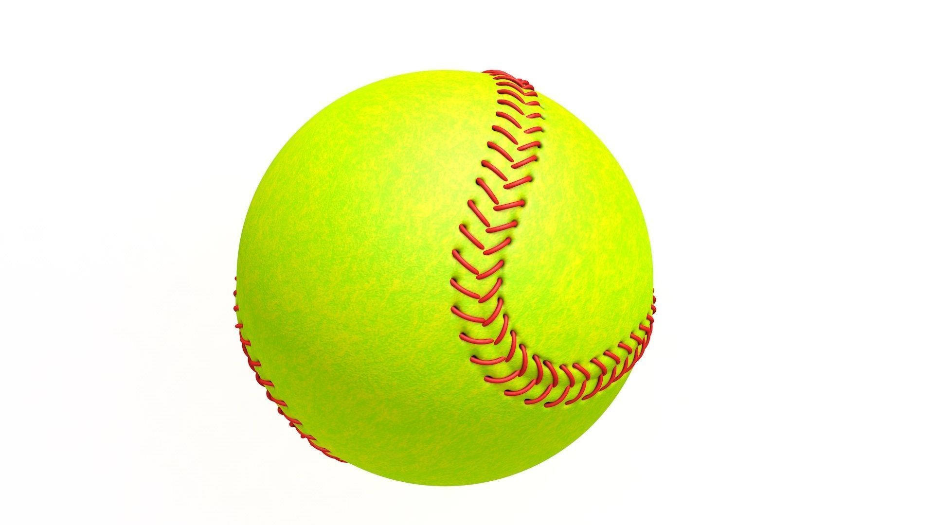 Softball 3D model | CGTrader