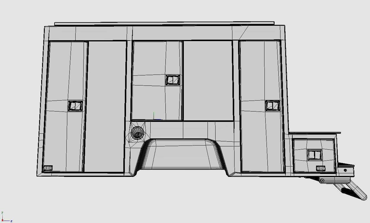 3D model Douglass Truck Bodie Platform for Truck VR / AR / low-poly | CGTrader