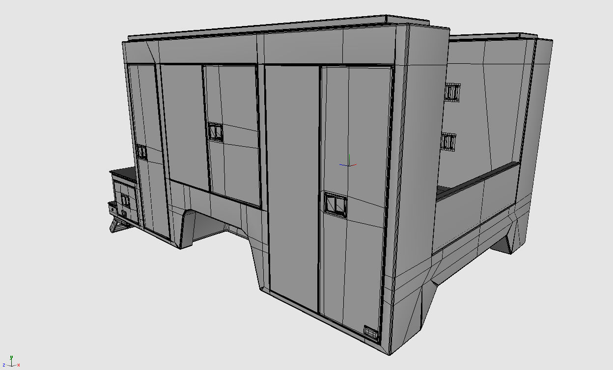 3D model Douglass Truck Bodie Platform for Truck VR / AR / low-poly | CGTrader