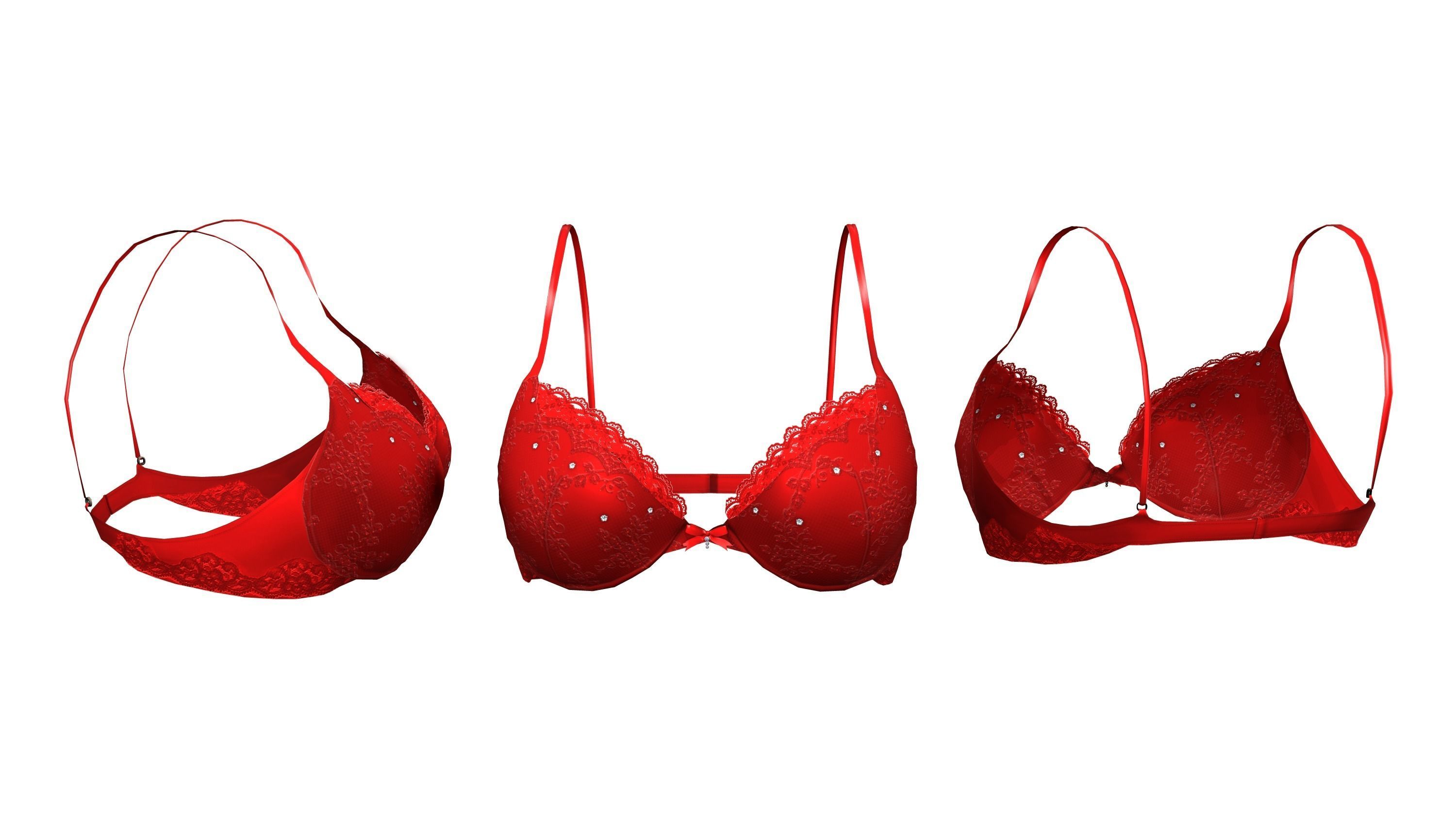 3D model Bombshell Bra VR / AR / low-poly | CGTrader
