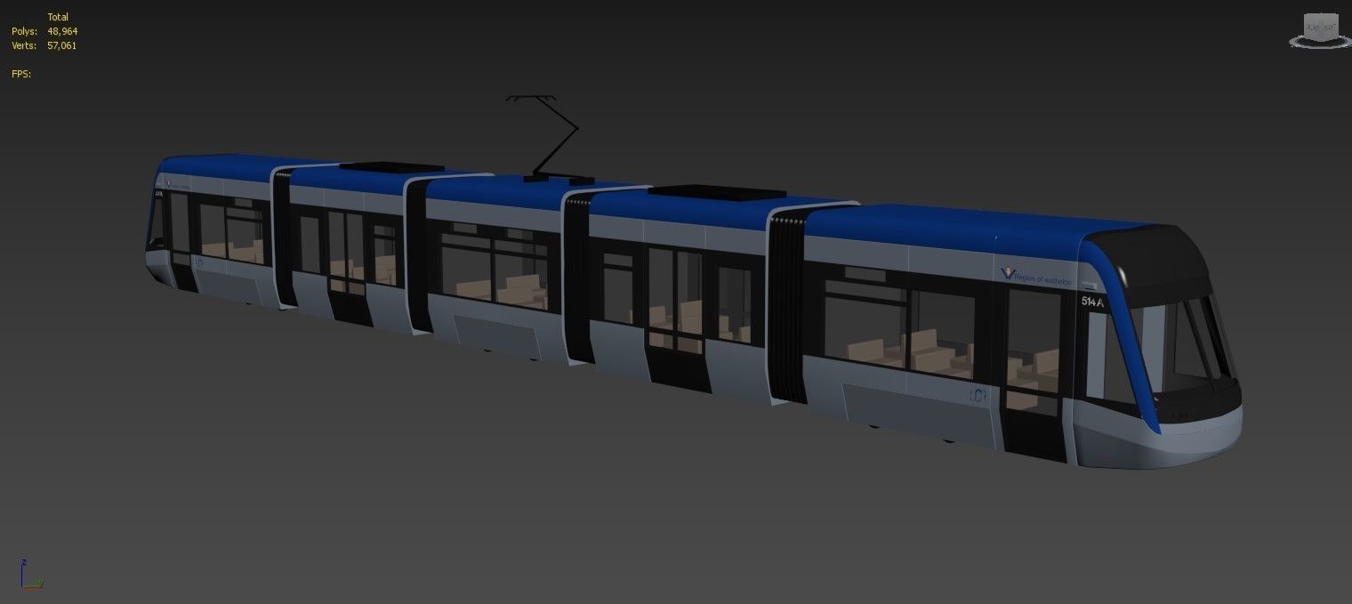 Bombardier Flexity Freedom 3D model | CGTrader