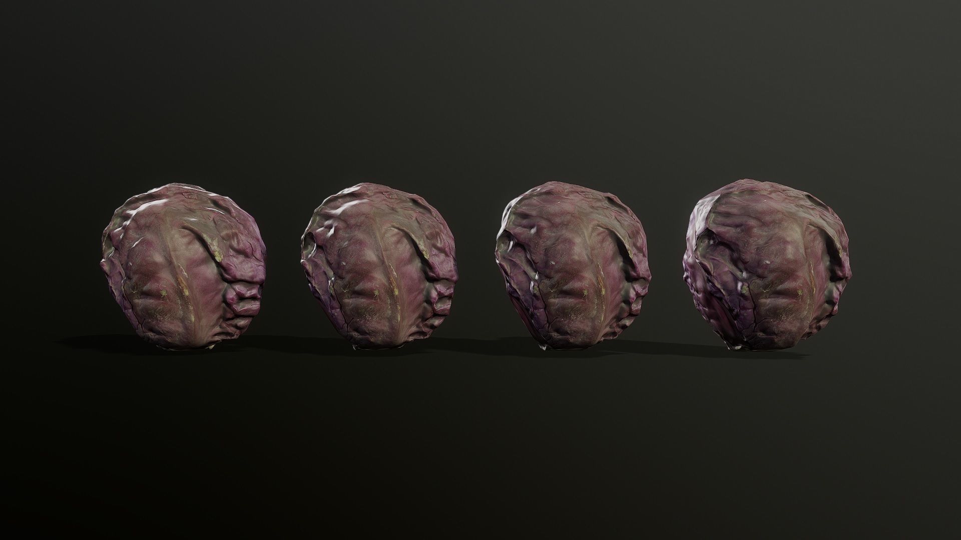 3D model 3D Scan Cabbage 03 VR / AR / low-poly | CGTrader