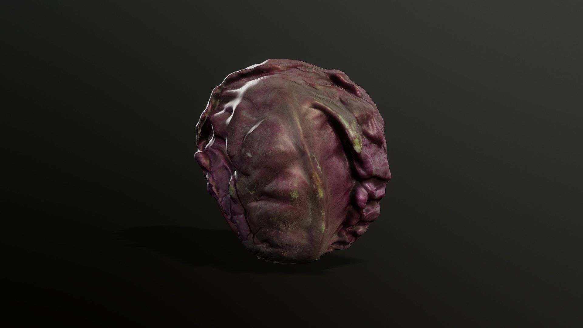 3D model 3D Scan Cabbage 03 VR / AR / low-poly | CGTrader