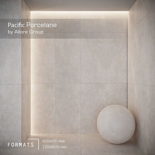 Pacific Ivory Floor Tile Texture | CGTrader