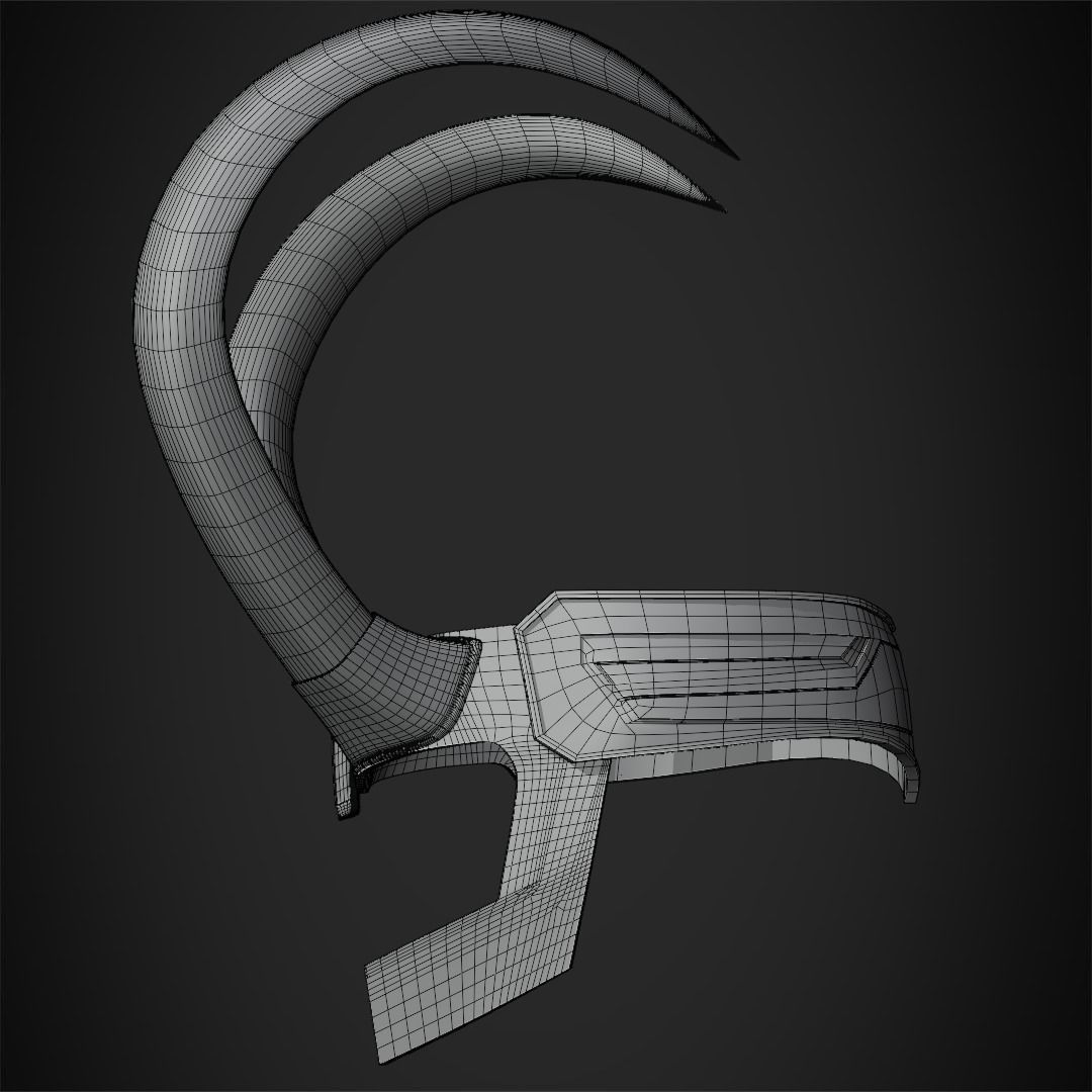Thor Ragnarok Loki Crown for Cosplay 3D model 3D printable | CGTrader