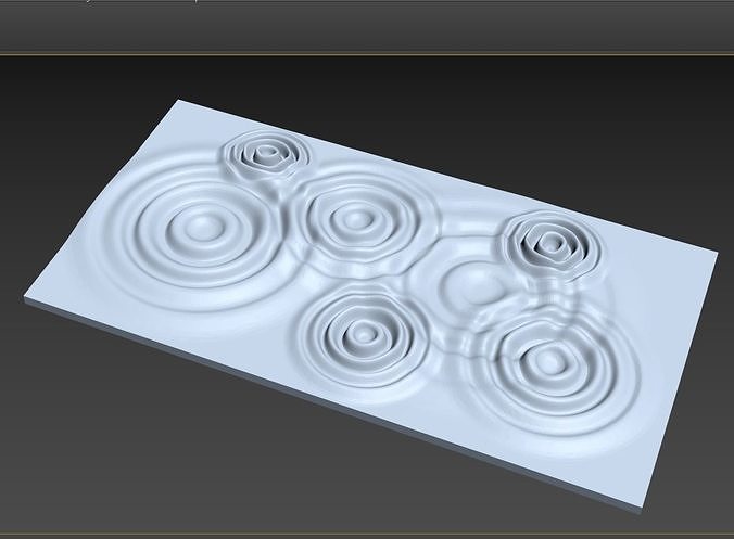 3d wave swirling pattern 3D model 3D printable | CGTrader