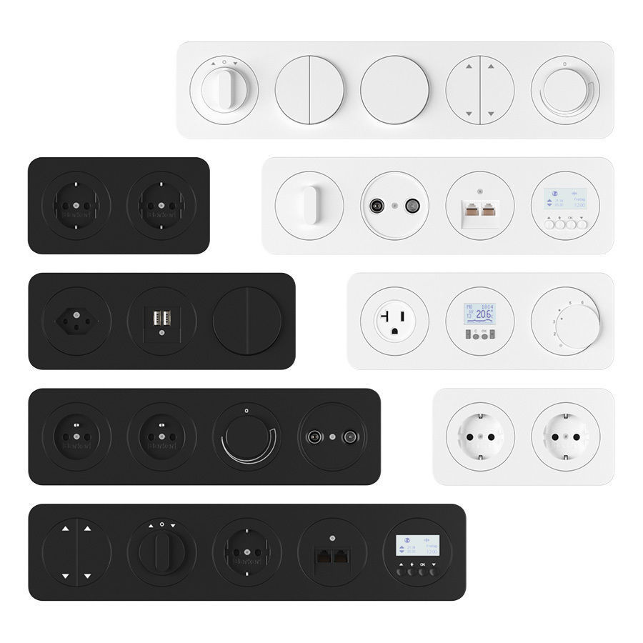 3D model Berker Serie R1 VR / AR / low-poly | CGTrader