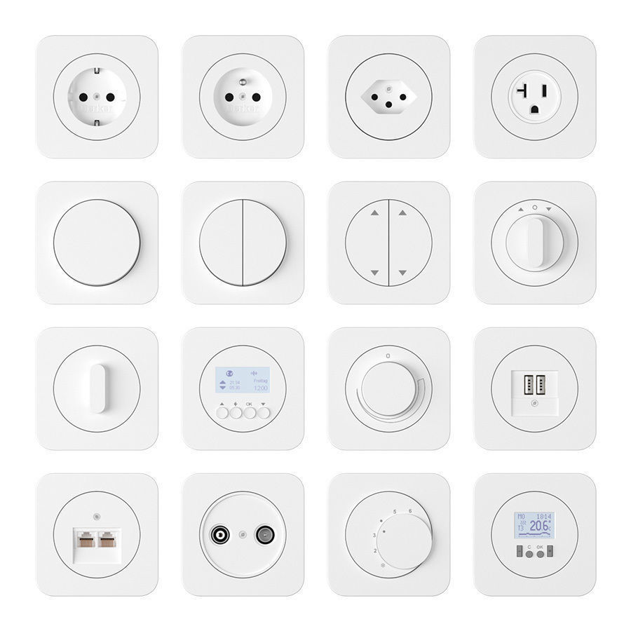 3D model Berker Serie R1 VR / AR / low-poly | CGTrader