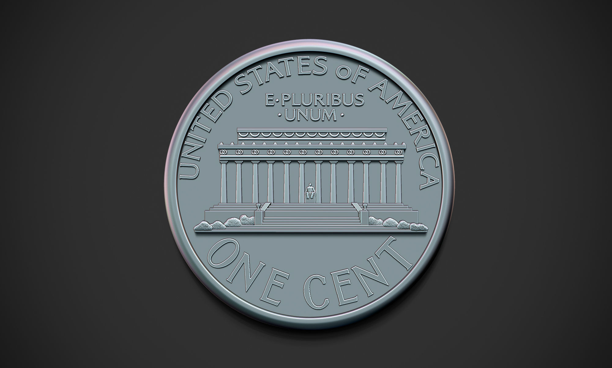 Lincoln Coin 3D model 3D printable | CGTrader