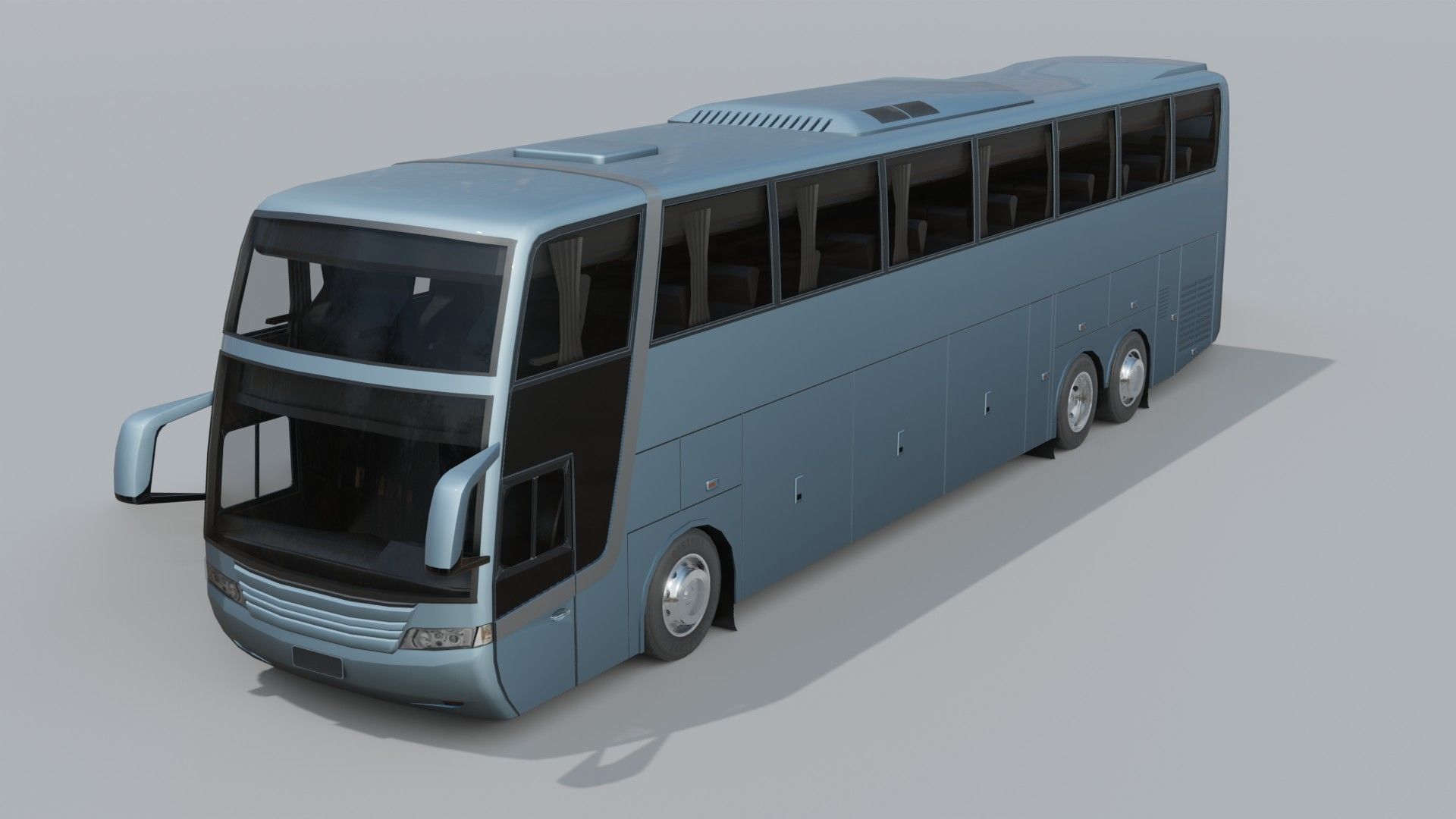 3D model Busscar Jum Buss 400p VR / AR / low-poly | CGTrader