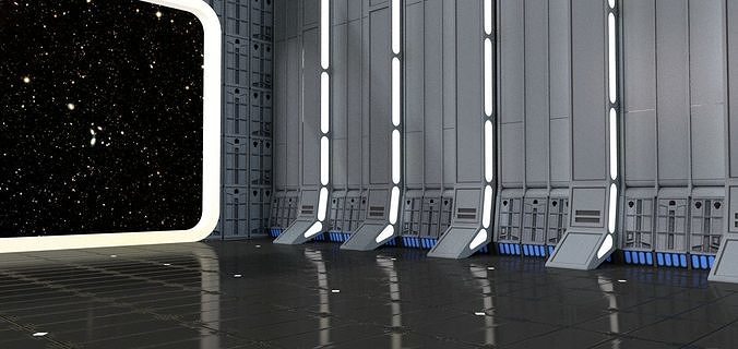 Imperial Hangar Section free 3D model | CGTrader