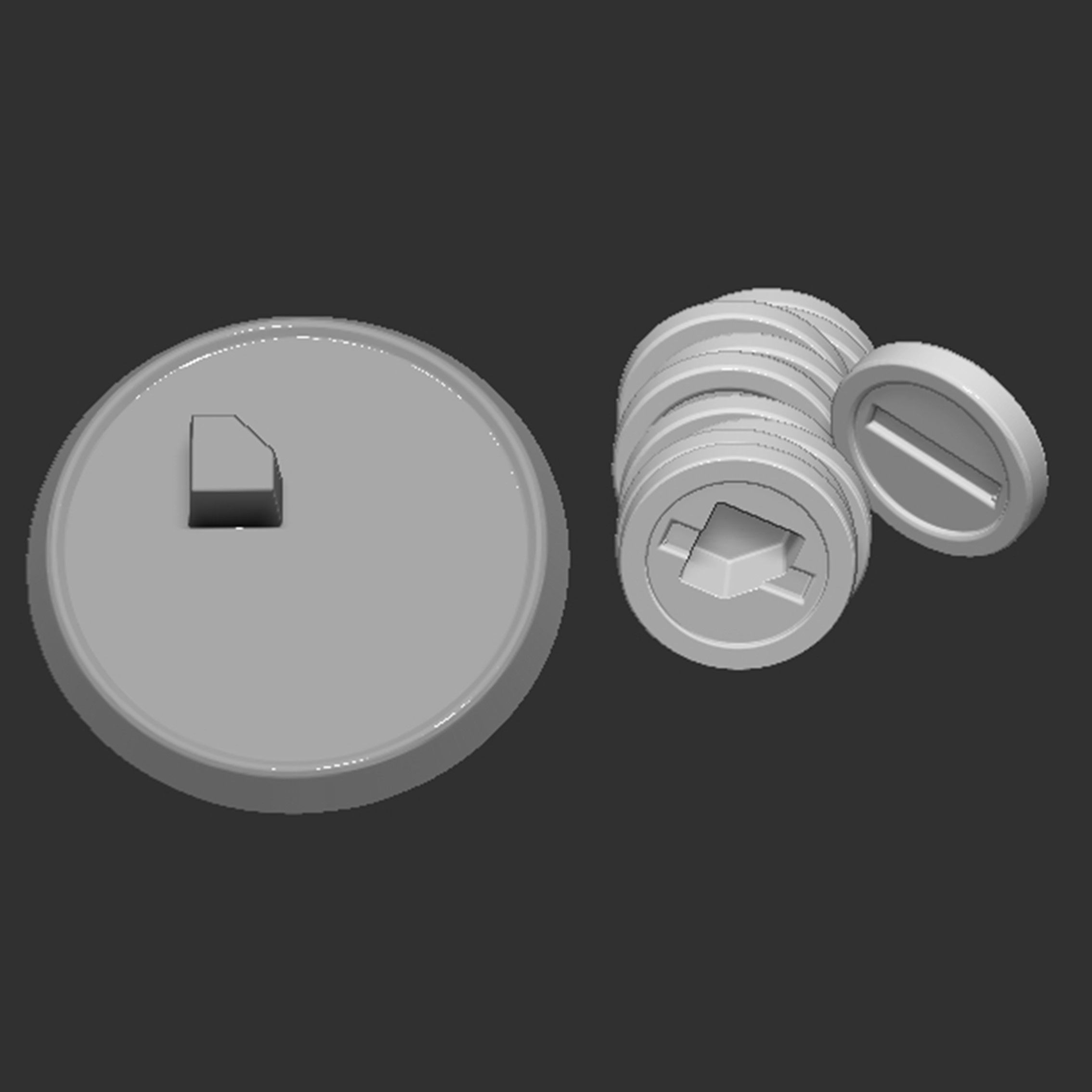 Mario Messy Coins Based 3D model 3D printable | CGTrader