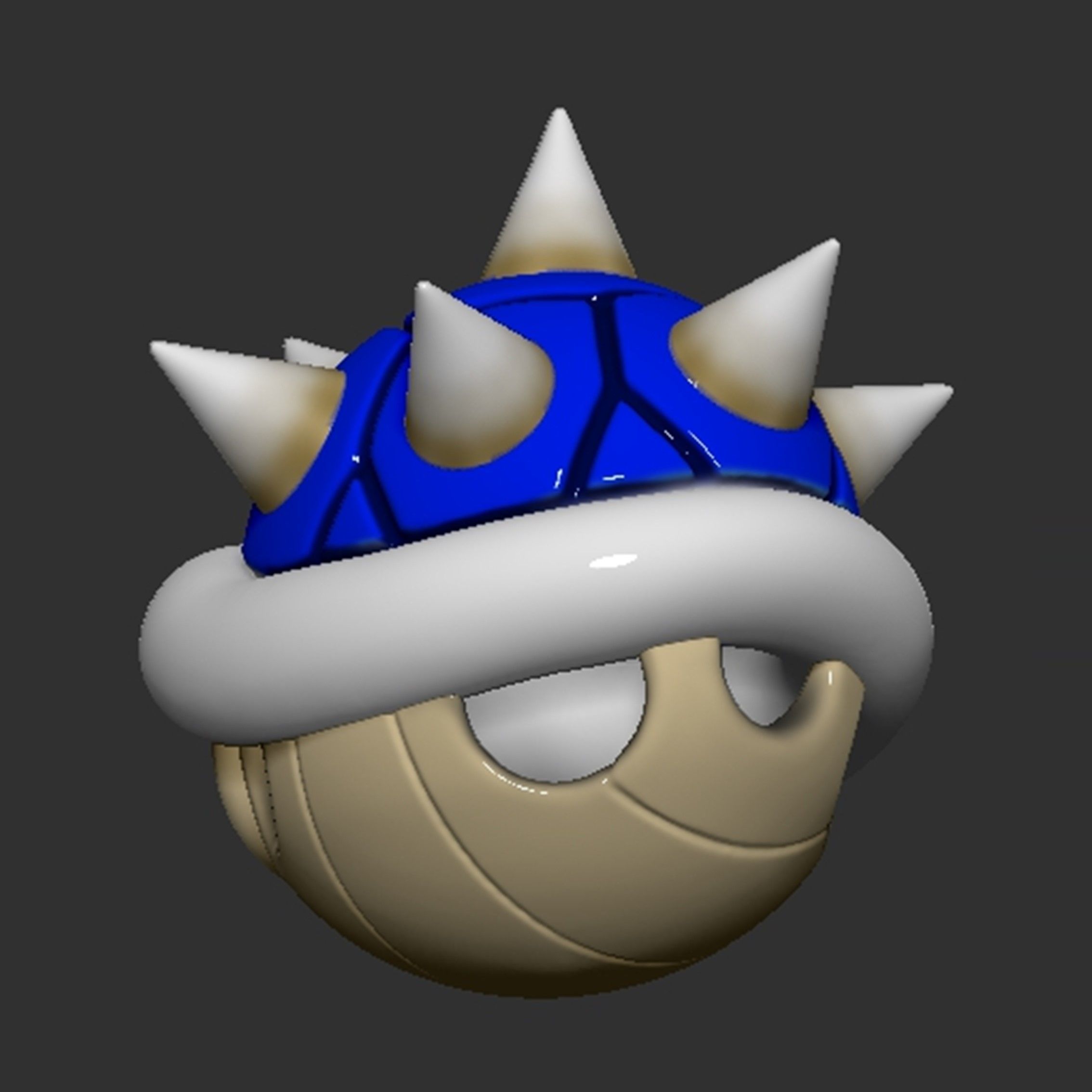 Mario Spiny Shell Koopa Troopa 3D model 3D printable | CGTrader