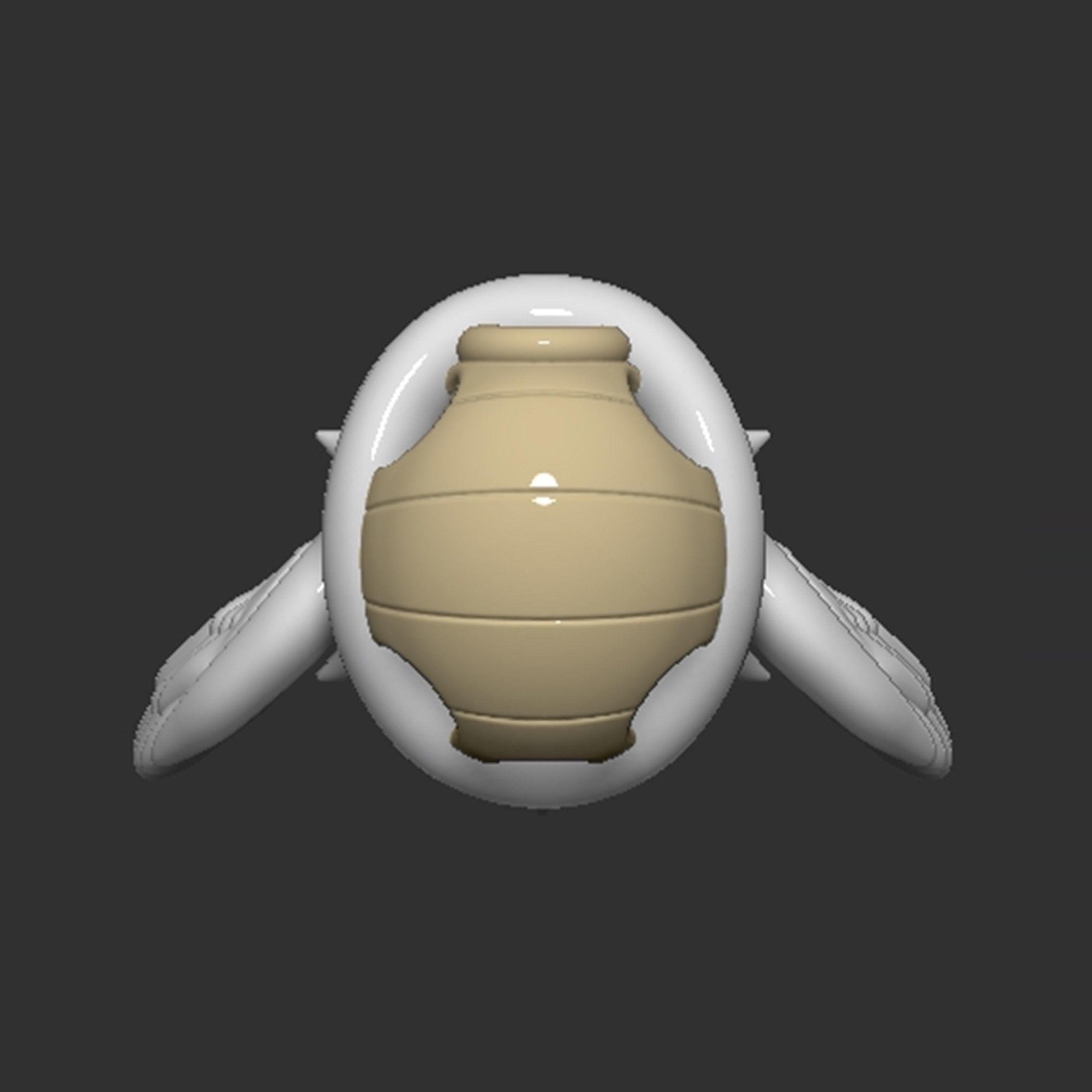 Mario Tortoise Shell with Spiny and Wings 3D model 3D printable | CGTrader