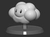 Lakitu Cloud Mario Based 3D model 3D printable | CGTrader
