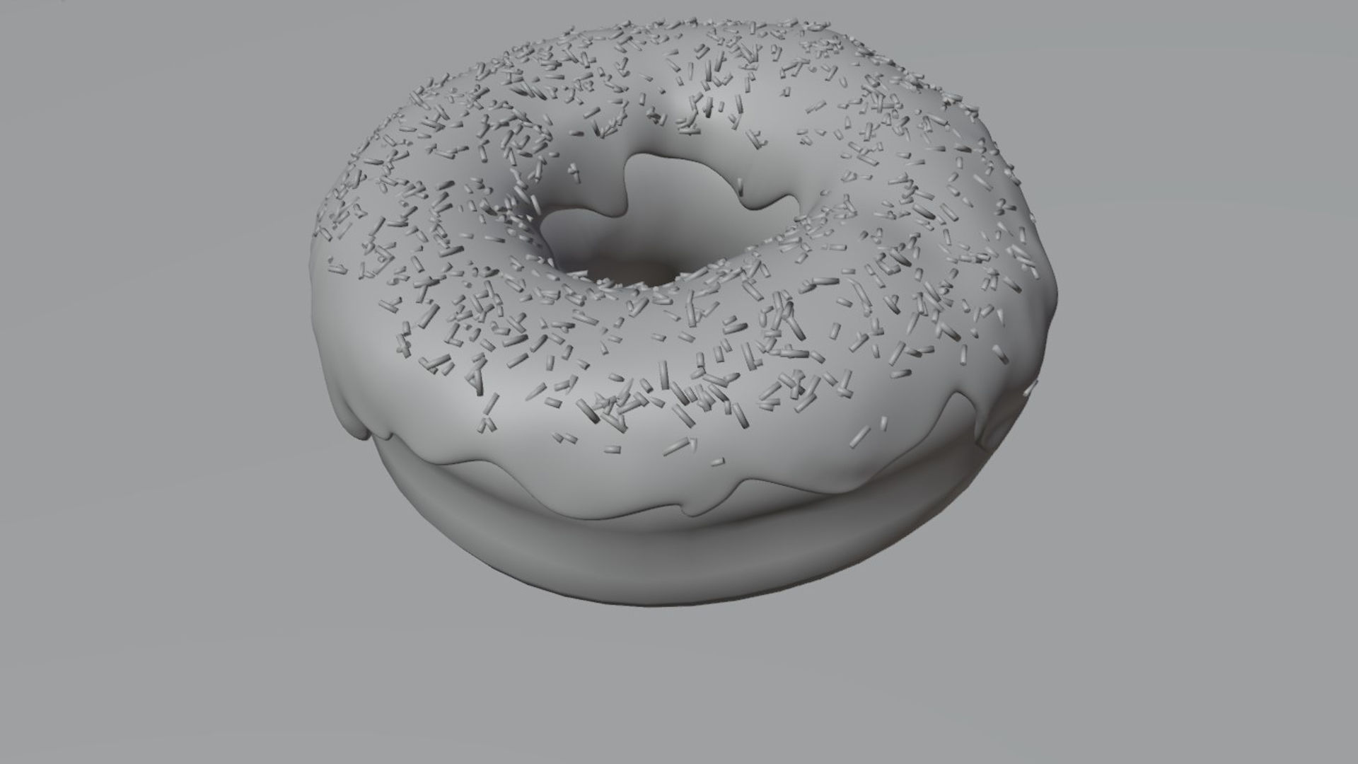Vanilla Donut - Texture and Animation 3D model animated rigged | CGTrader