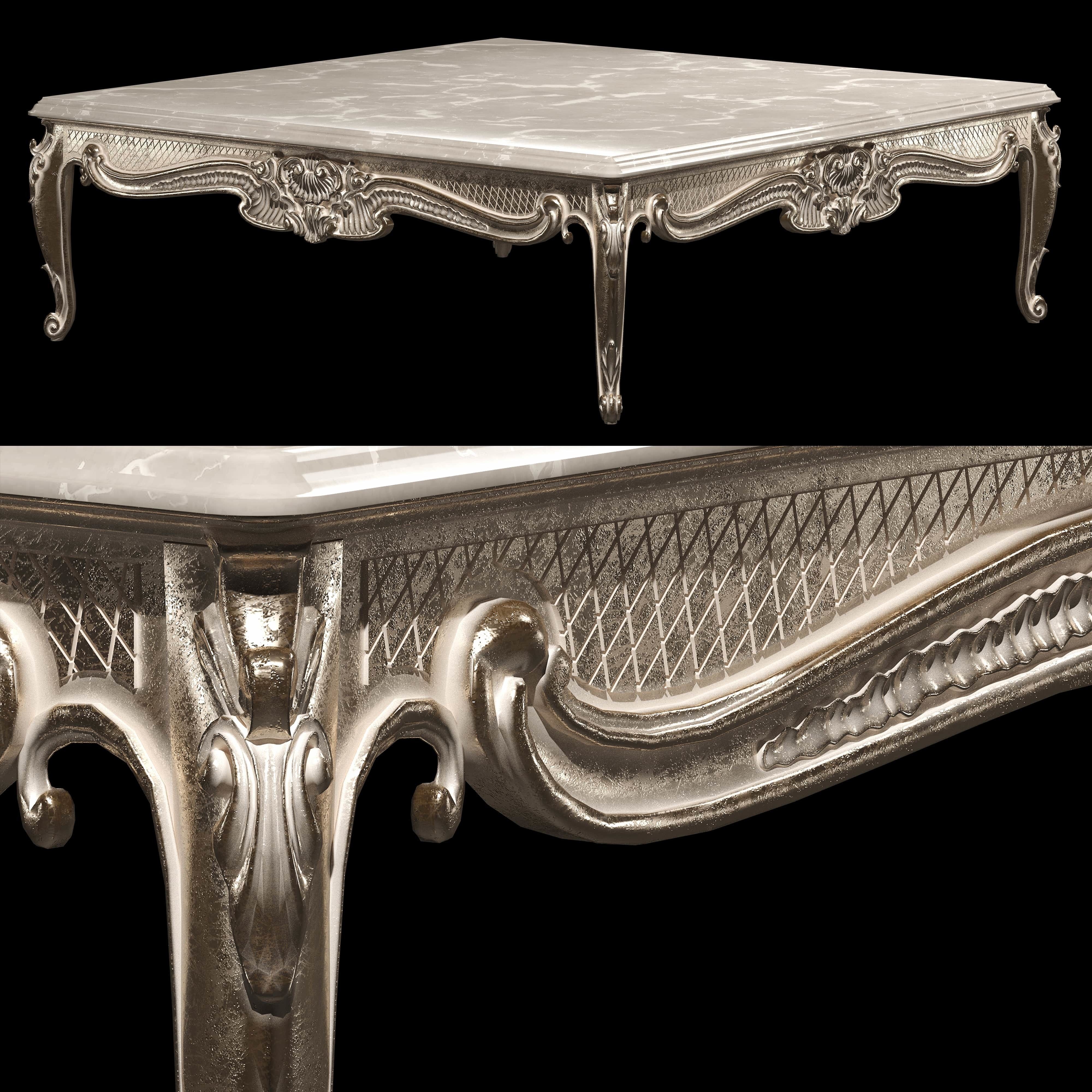 classical coffee tables set 3D model | CGTrader