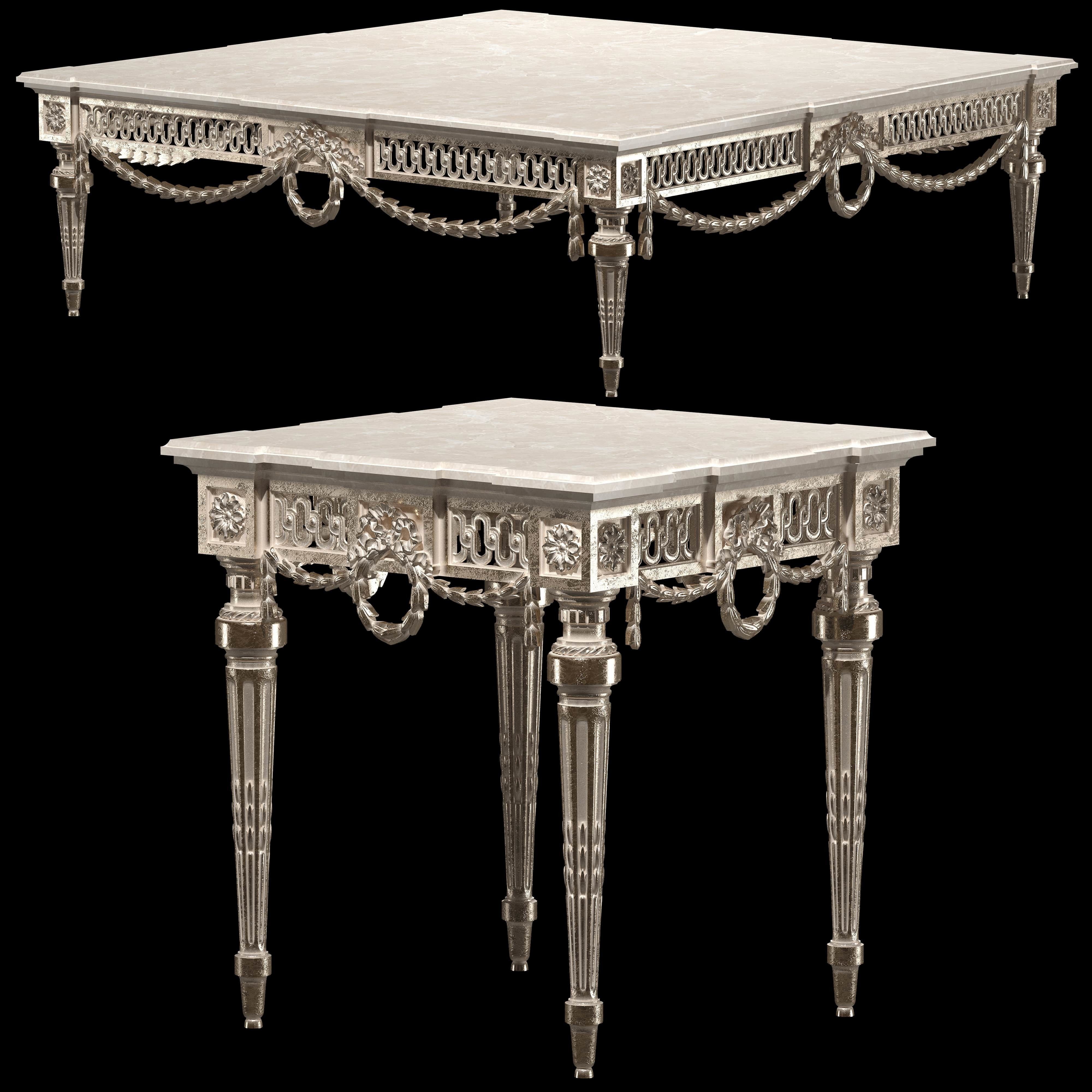 classical coffee tables set 3D model | CGTrader