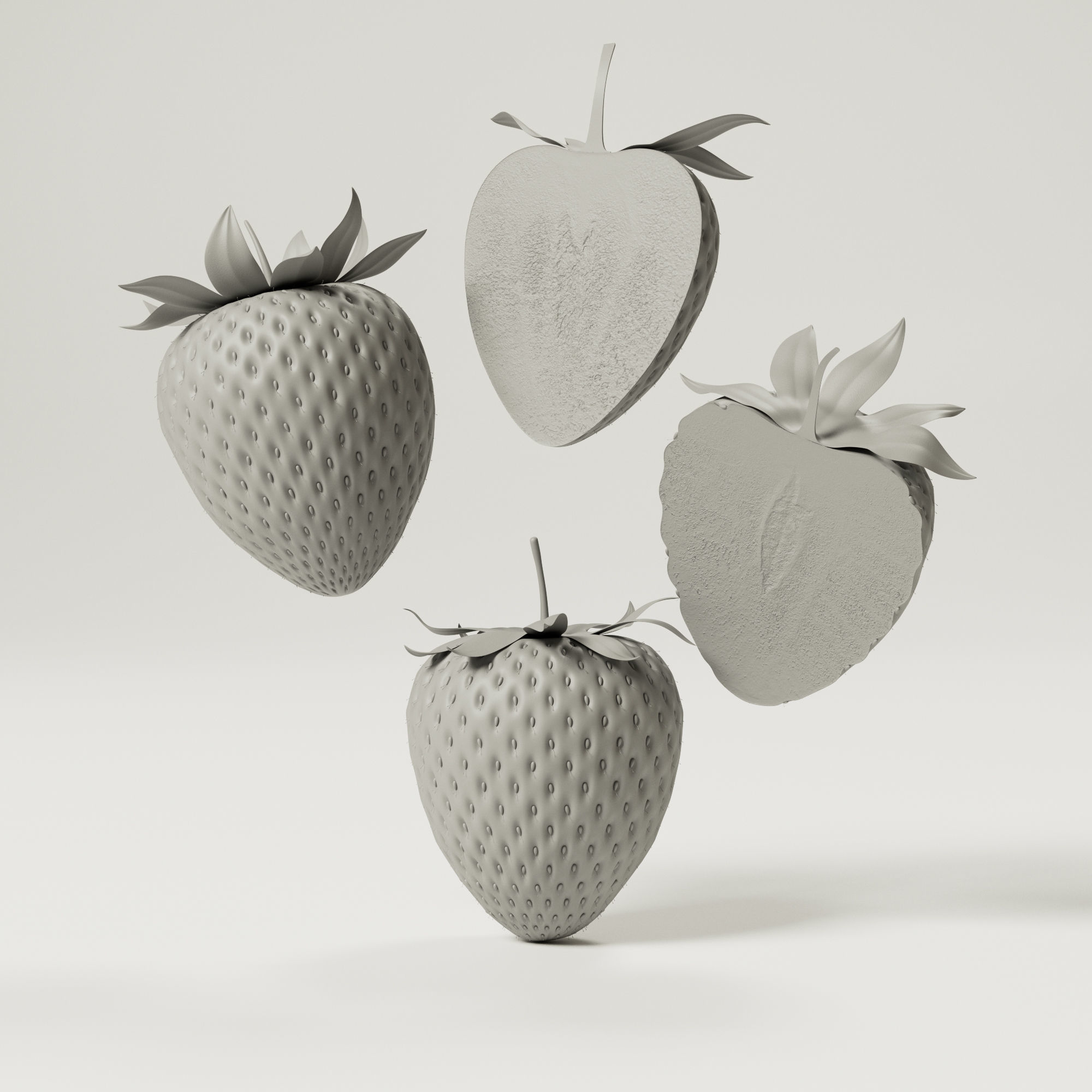 Strawberry 3D model | CGTrader