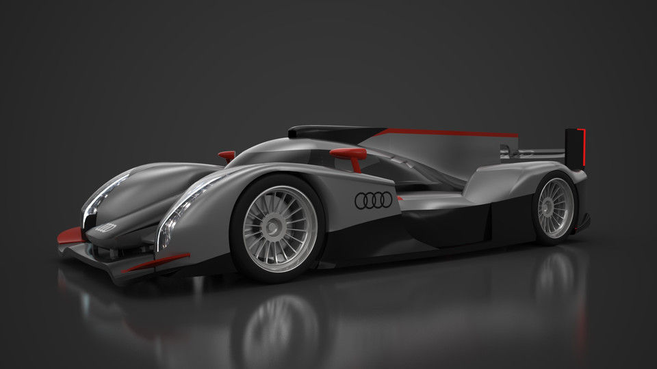AUDI R18 free 3D model | CGTrader