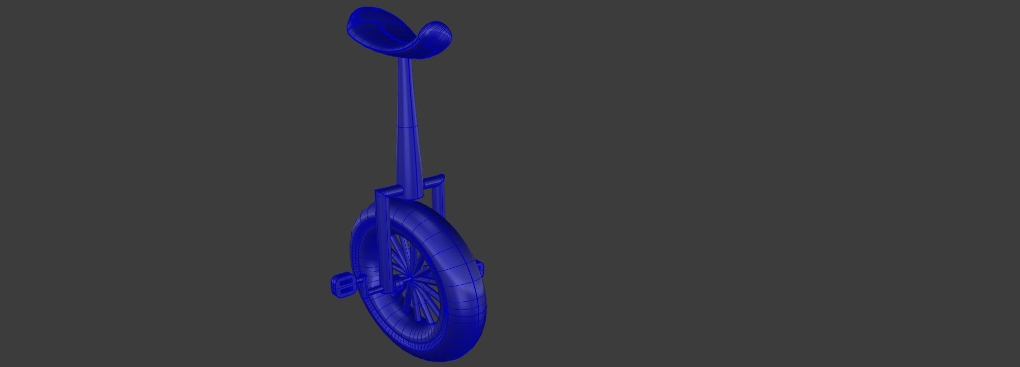 Unicycle 3D Model Sports Outdoors Acrobatic Single Wheel 3D model 3D ...
