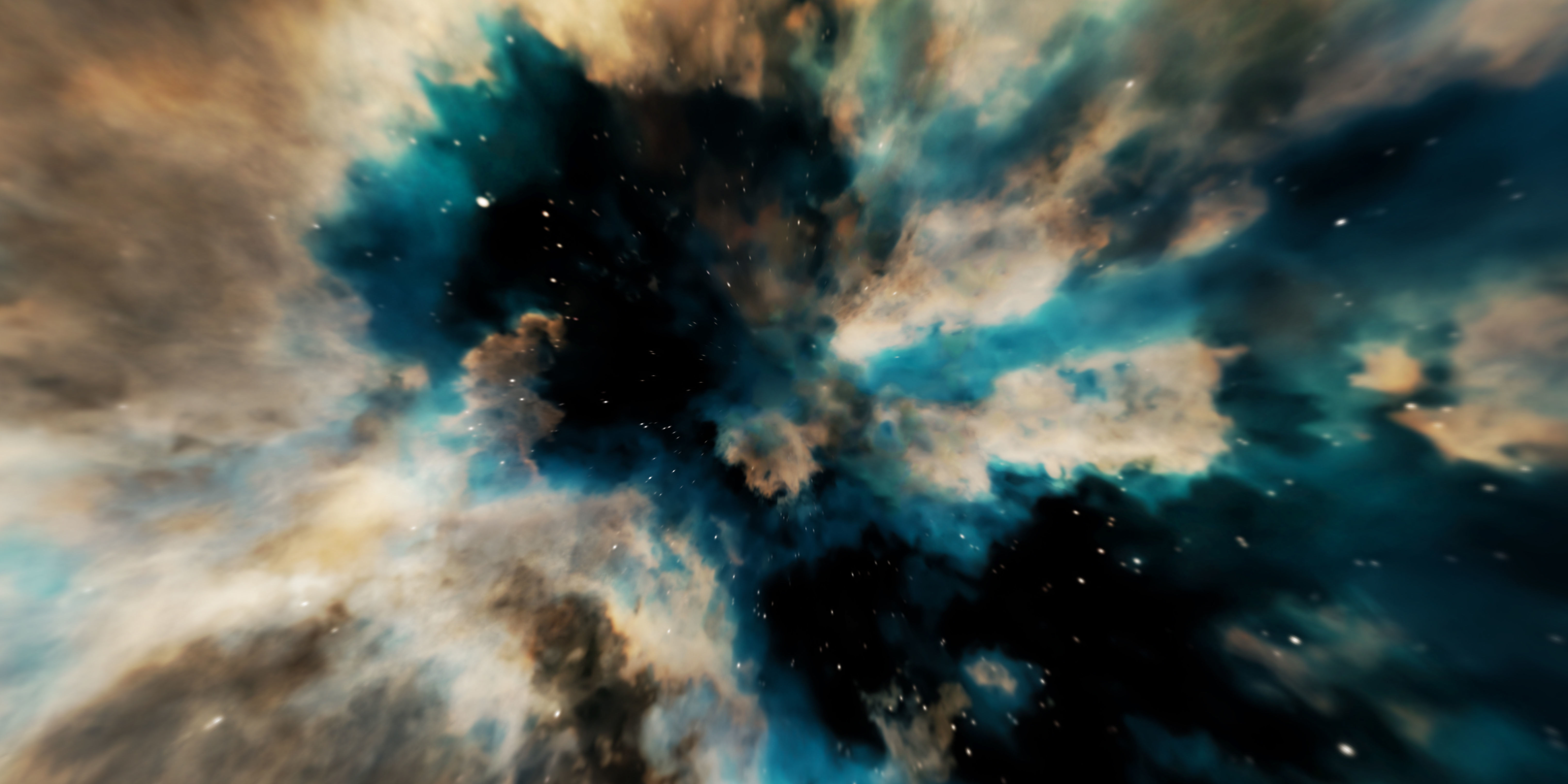 3D model HDRI Panoramic Sky - VR 360 starfield extreme outer space ...
